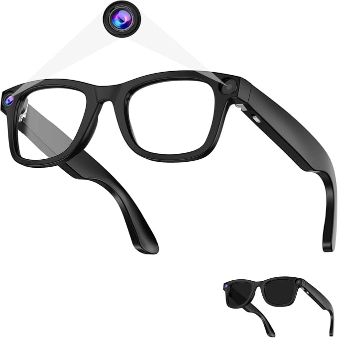 Amazon.com: PAVUN Smart Wireless Bluetooth Translation Glasses, with HD ...
