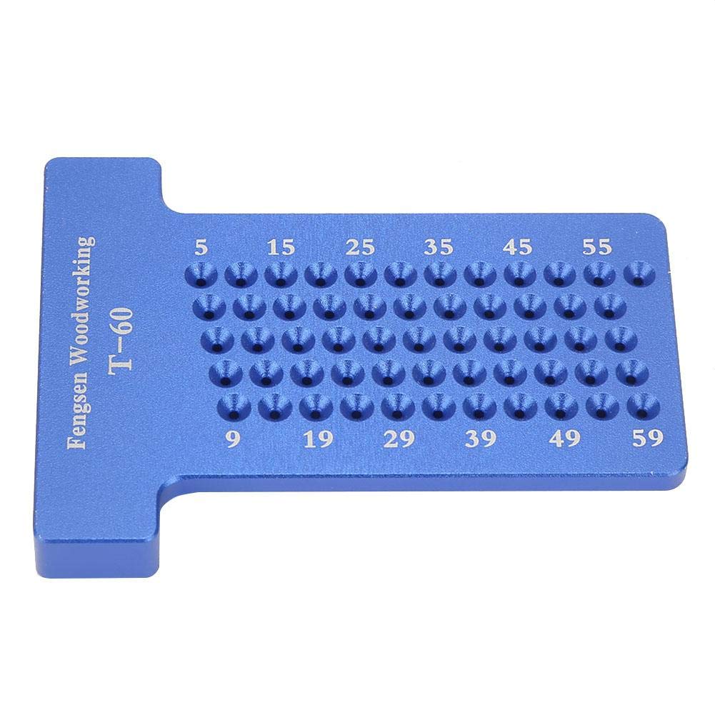 Woodworking Scriber T-Type Ruler, Scribing Gauge, Aluminum Alloy Hole ...