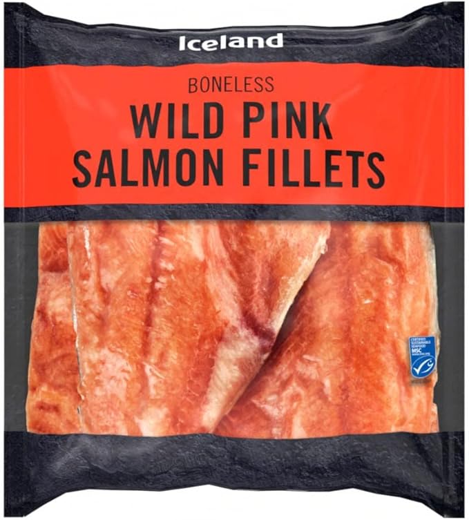 Iceland Wild Pink Salmon Fillets, 330g (Frozen) : Amazon.co.uk: Grocery