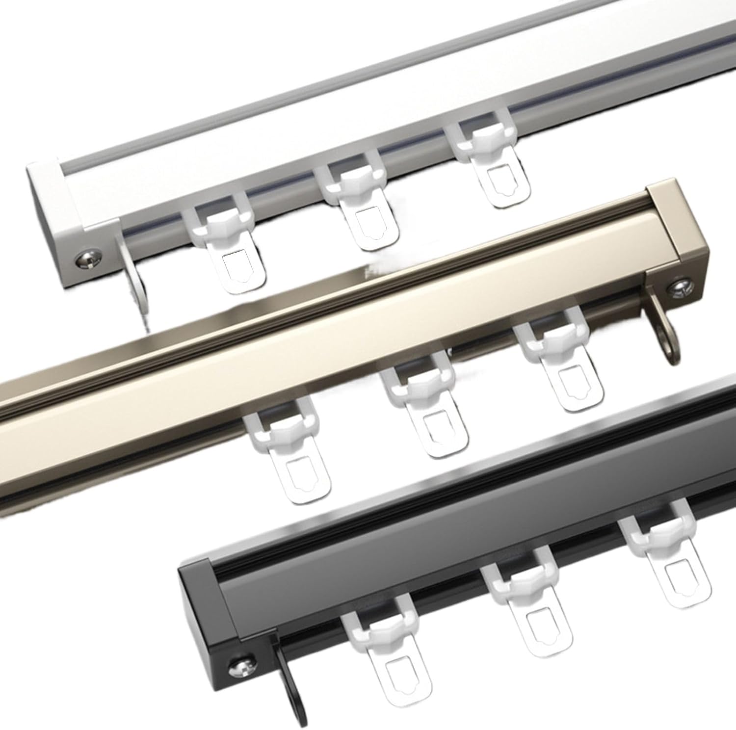 Amazon.com: Flexible Aluminum Ceiling Curtain Track,Room Divider ...