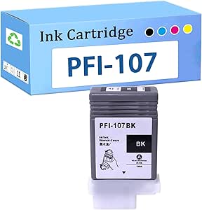 Amazon.com: PFI-107 MBK/BK/C/M/Y Ink Cartridges Replacement,Compatible for Canon PFI-107 PFI107 ...