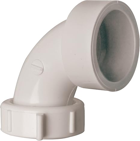 Amazon.com: Plumb Pak PP55-11 Sink Drain Pipe Elbow with, 90 Deg, 1-1/2 in, Plastic, 1-1/2 ...