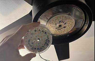 Teemyaa Ceiling Fan LED Light Replacement 3.93”, Ceiling Fan Light Kit ...