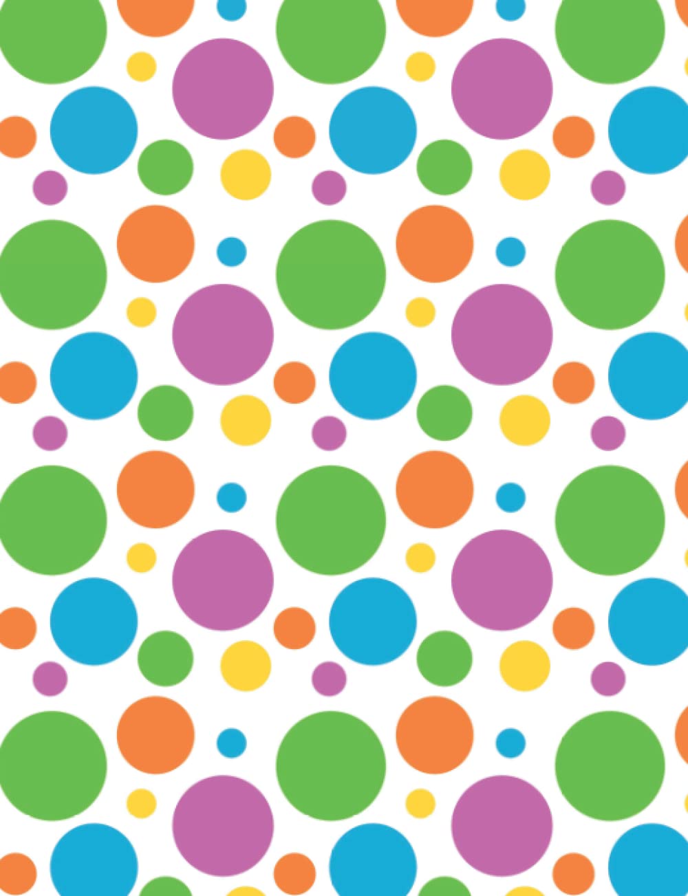 Bright Polka Dots Composition Notebook, Narrow Ruled: Lined Student ...