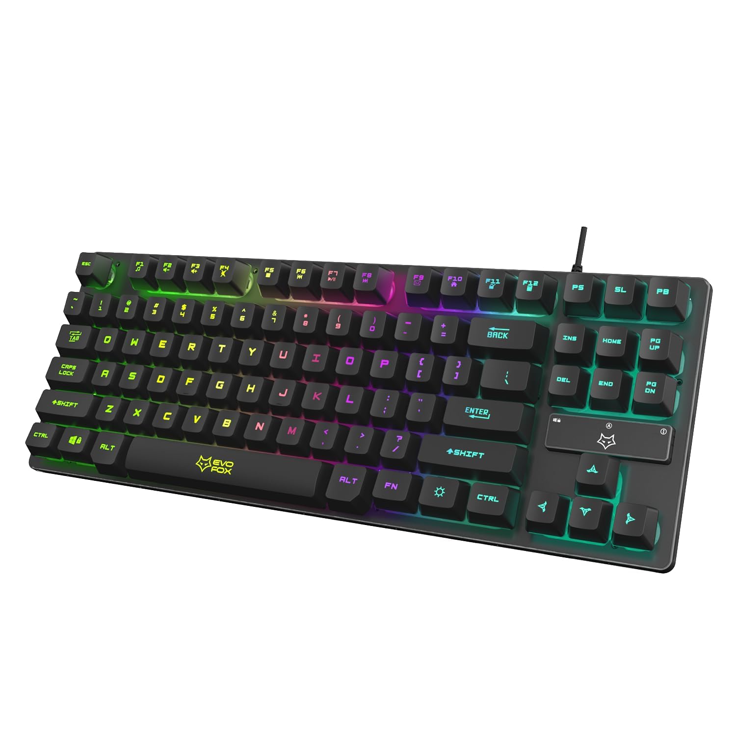 Amazon.in: Buy EvoFox Fireblade Wired TKL Gaming Keyboard with ...