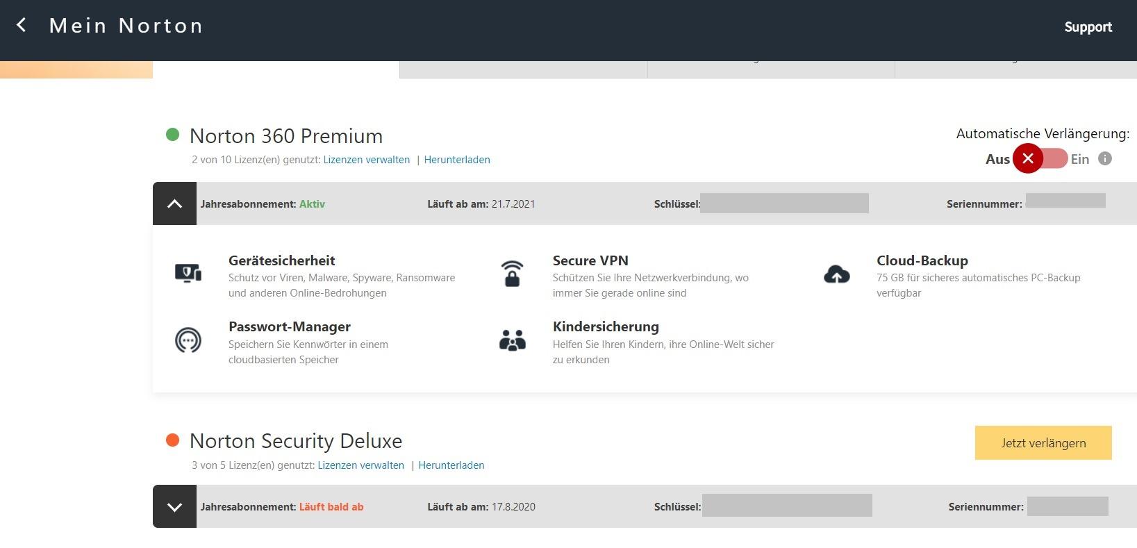 Norton 360 Deluxe inkl. Utilities Ultimate 2024 | 5 Geräte | 1-Jahres ...