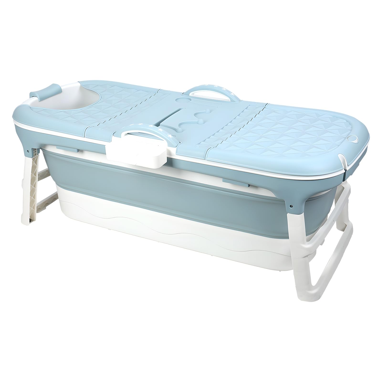 Amazon.com: curfair 58/50/46 Inch Foldable Bathtub, Portable Bathtub ...