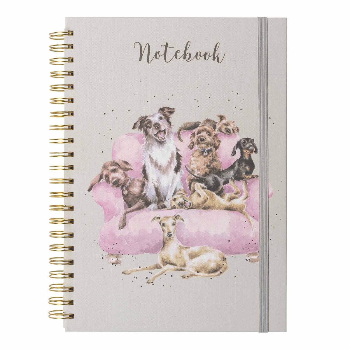 Wrendale Designs A4 Dogs Notebook - Movie Night (Grey) : Amazon.co.uk ...