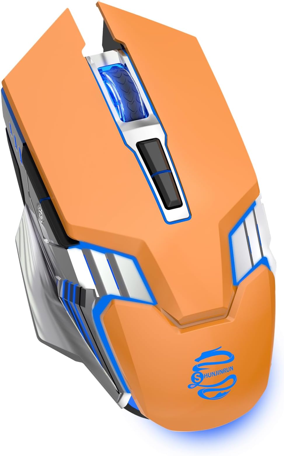 Mouse Inalámbrico Bluetooth Ratón Gaming Recargable, Ratón Ergonómico ...