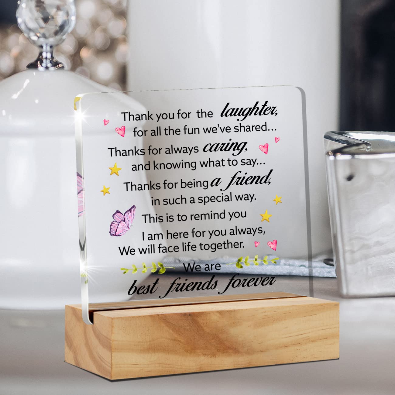 Snapklik.com : Inspirational Friendship Gift Friends Thank You For The ...