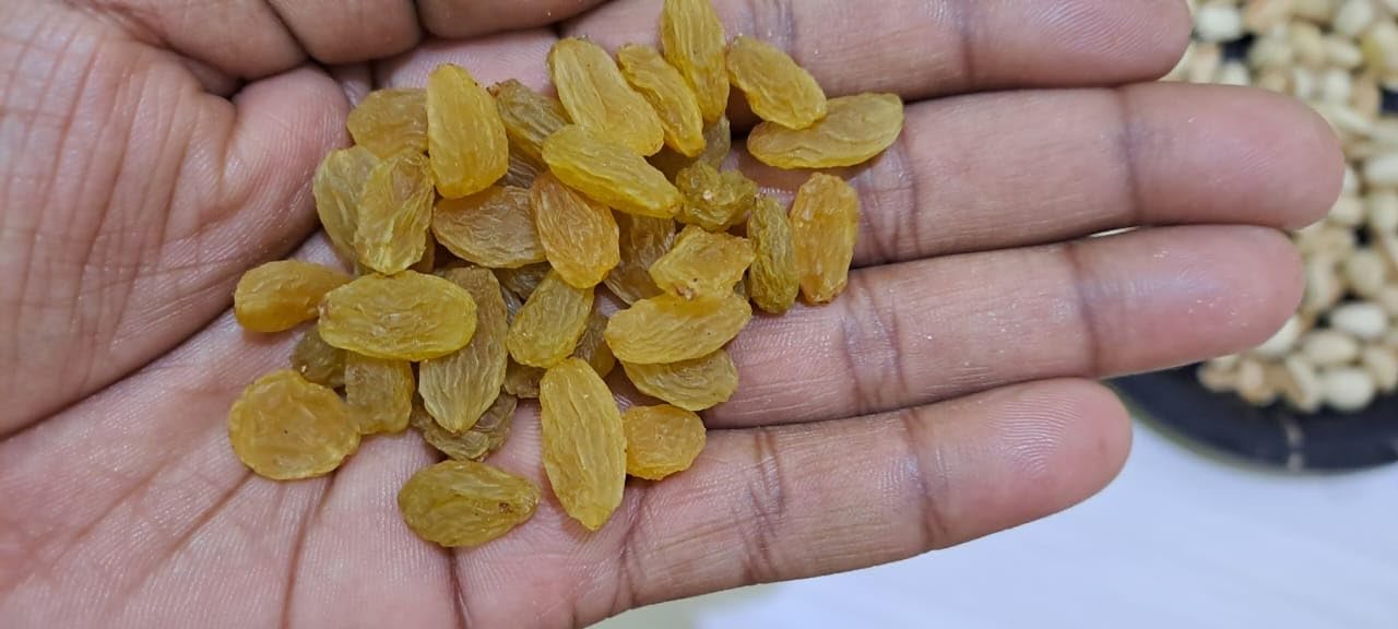 NUTRI BINGE Dried Green Raisins (Kishmish 200 Grams - Pack of 6 ...