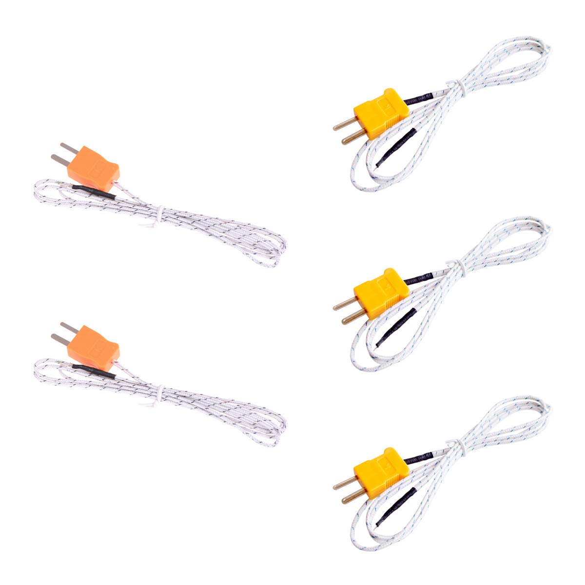 5 Pcs K Type Connector Thermocouple Sensor Meter in Temperature Range ...