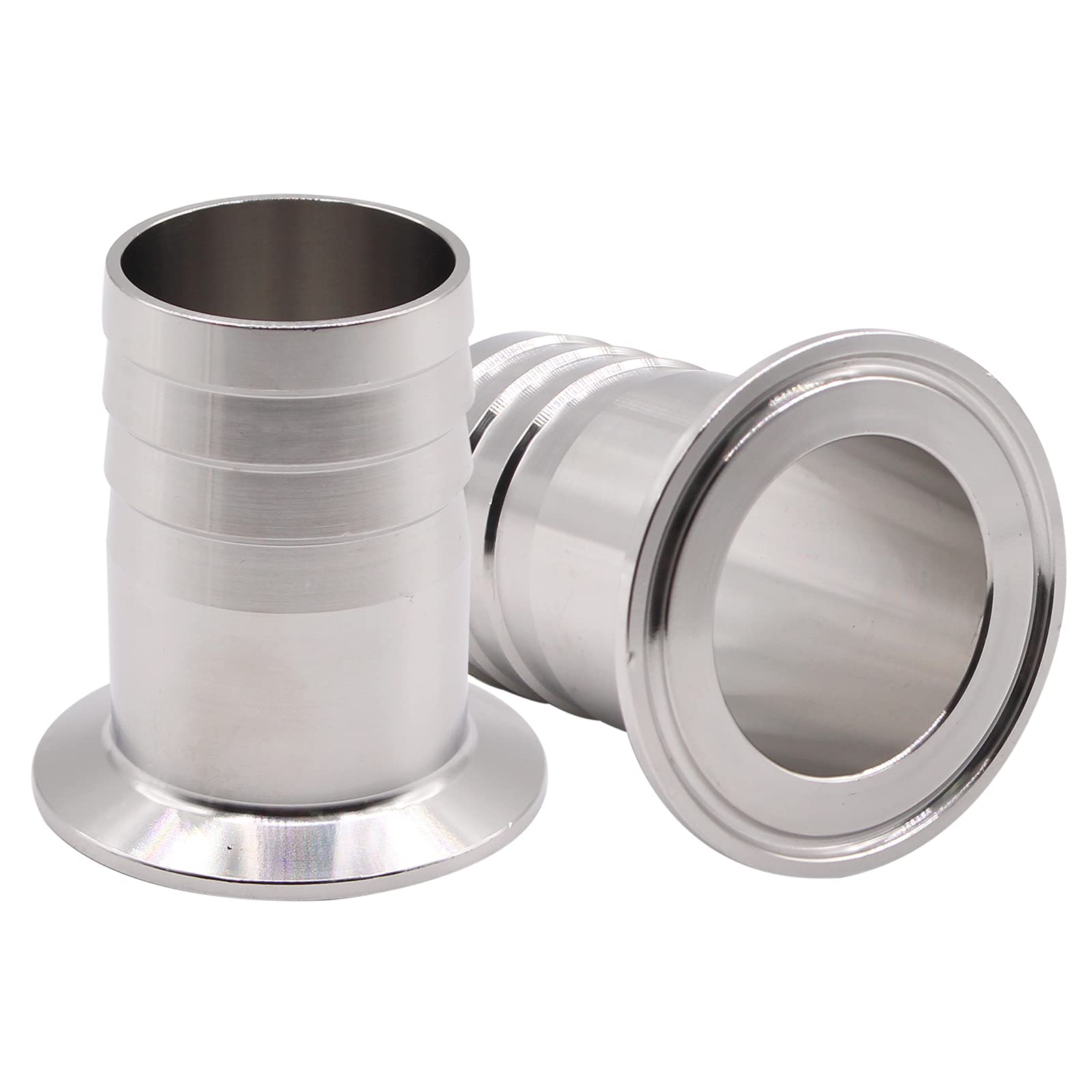 Snapklik.com : 2 Pack 1.5" Tri Clamp To 1.5 Inch Hose Barbed Adapter ...