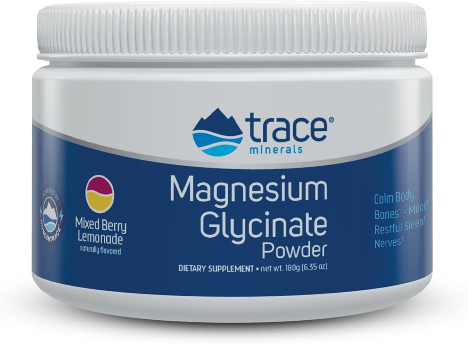 Amazon.com: Trace Minerals | Magnesium Glycinate Powder | 120 mg ...