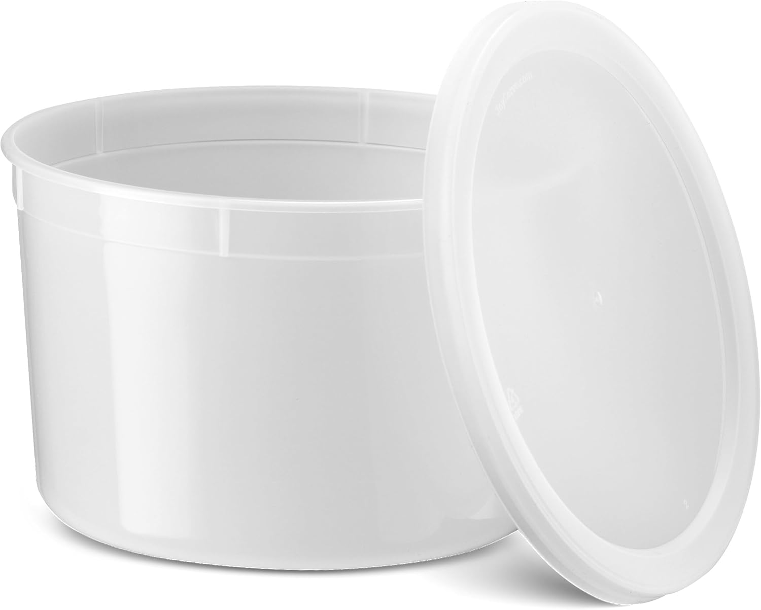 Amazon.com: JoyServe 64 oz Plastic Containers with Lids - (Pack of 6 ...