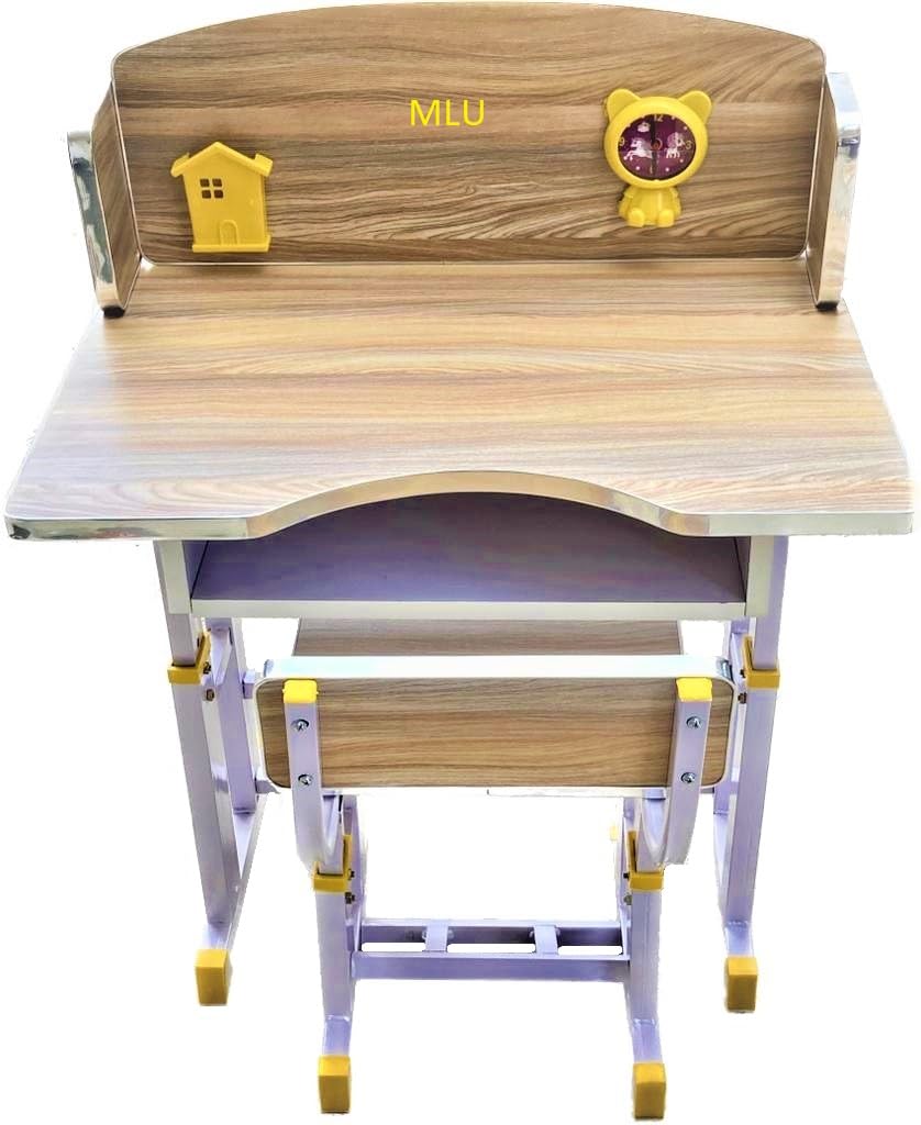 MLU Baby Desk, Kids Study Table and Chair Set, Height Adjustable Indian ...