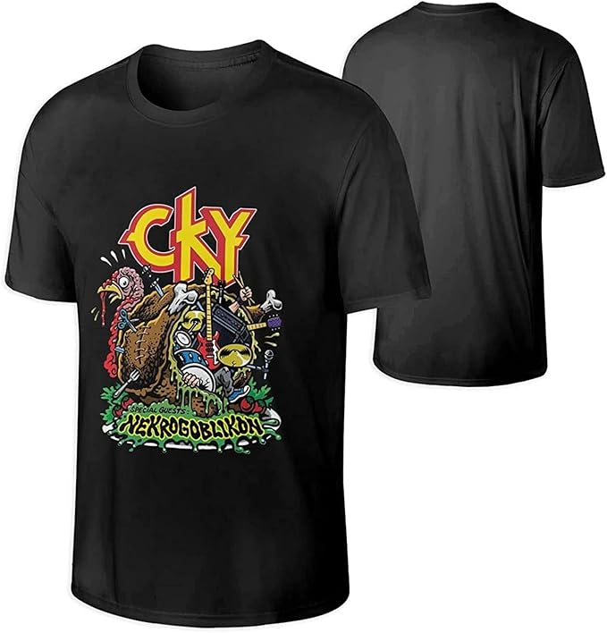 CKY Band Comfortable Mens Tops Short Sleeve T Shirts Black Low-Key ...