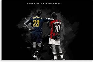Amazon.com: Marco Materazzi Rui Costa Poster Soccer Football Picture ...