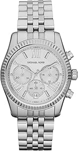 Michael Kors Womens Quartz Watch, Analog Display and Stainless Steel ...