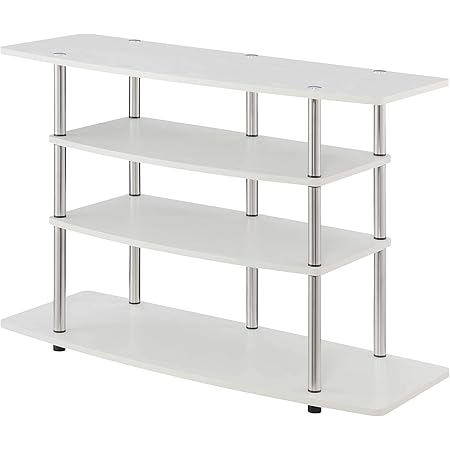 Amazon.com: Convenience Concepts Designs2Go XL Highboy 4 Tier TV Stand ...