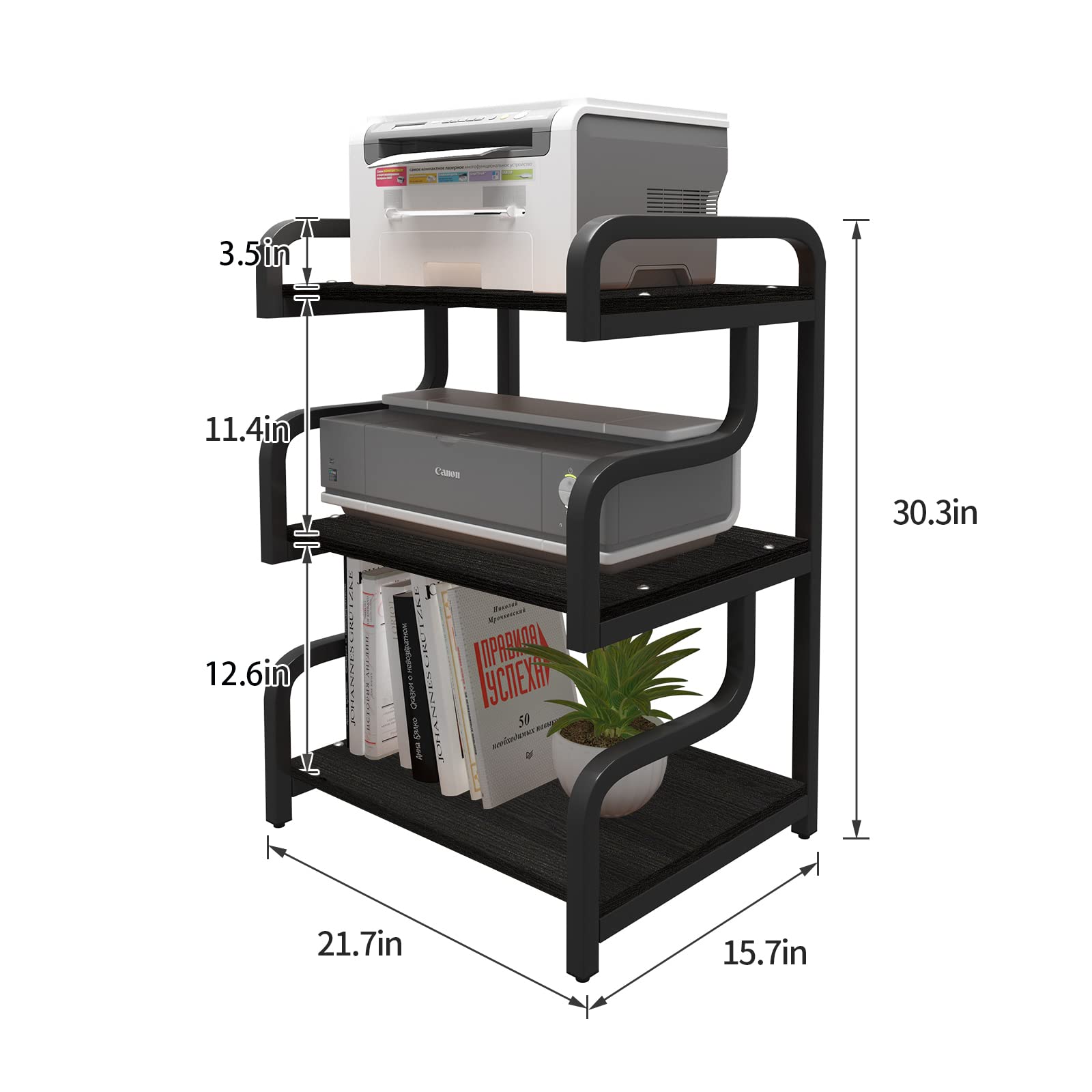 Snapklik.com : Natwind 3-Tier Printer Stand