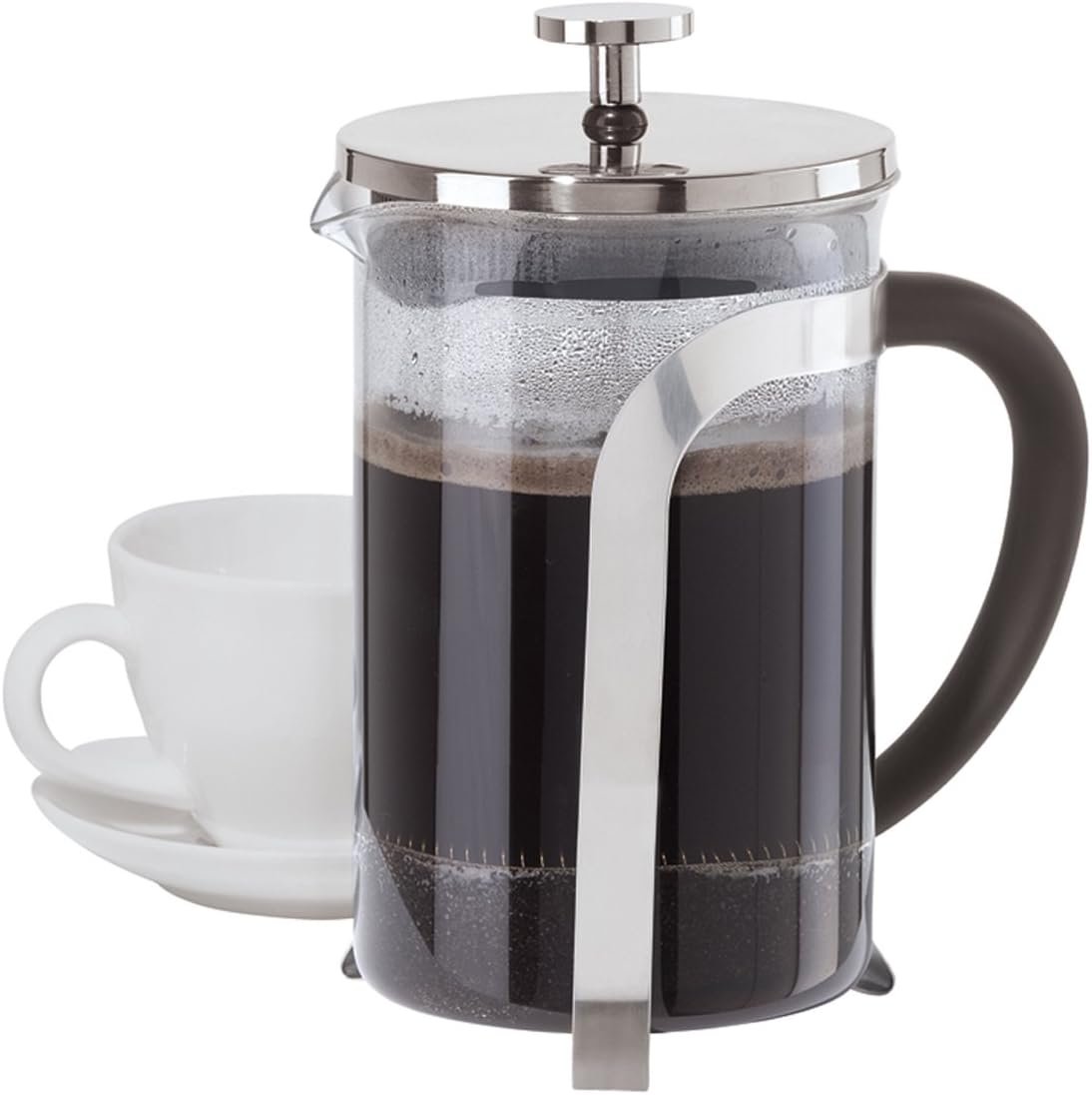 Amazon.com: Oggi Borosilicate French Press Coffee Maker - 3 Cup/12 oz ...