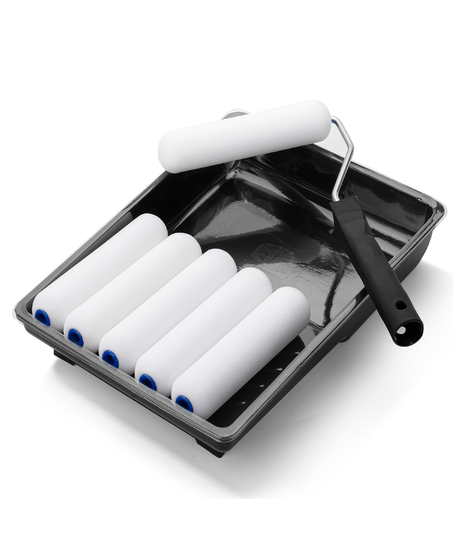 Amazon.com: Bates- Paint Roller Kit, 9 pcs, 6-Inch Foam Paint Roller ...