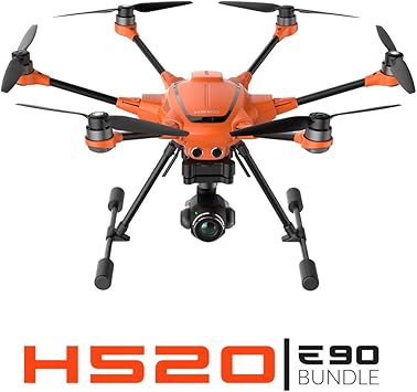Amazon.com : Yuneec H520 + E90 Bundle | H520 airframe, E90 3-axis ...