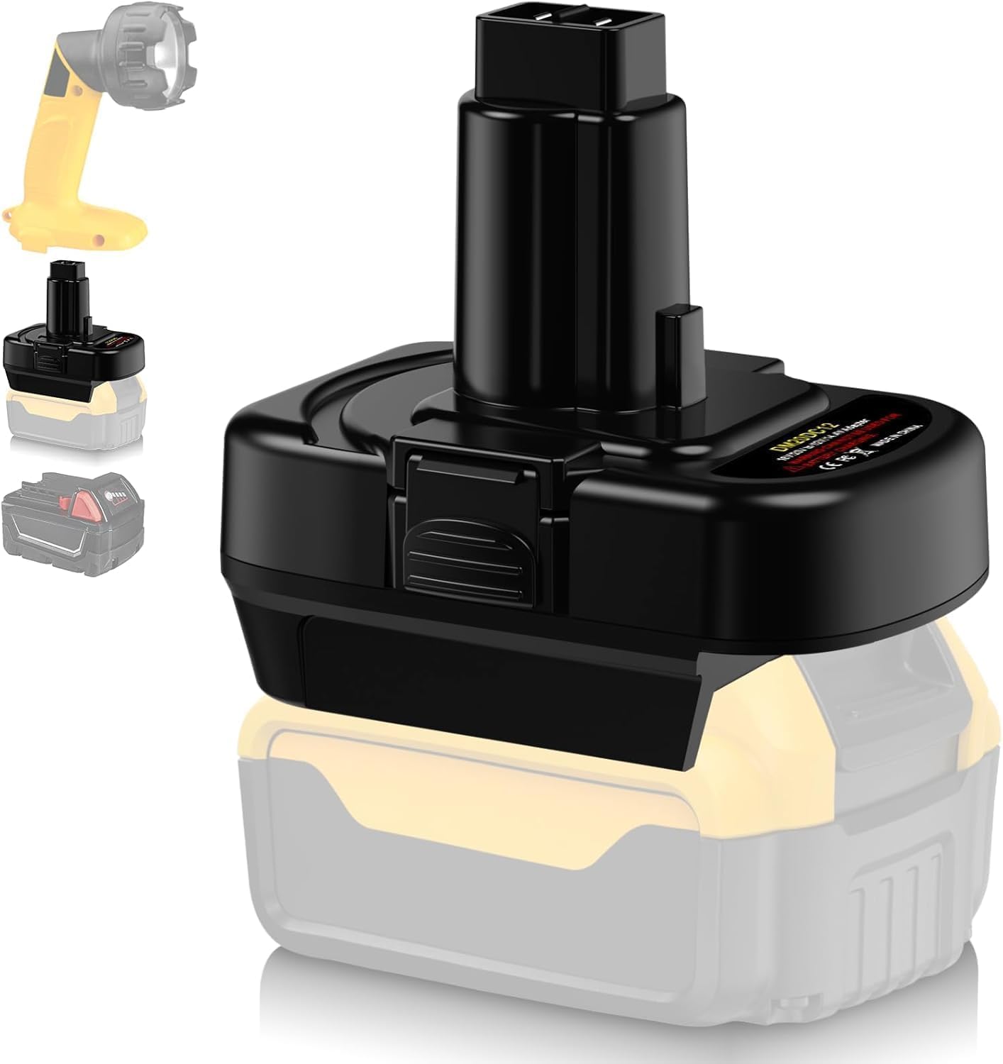 YRGJDCA for DeWalt 20V to 12V Tools Battery Adapter (for DeWalt 20V to ...