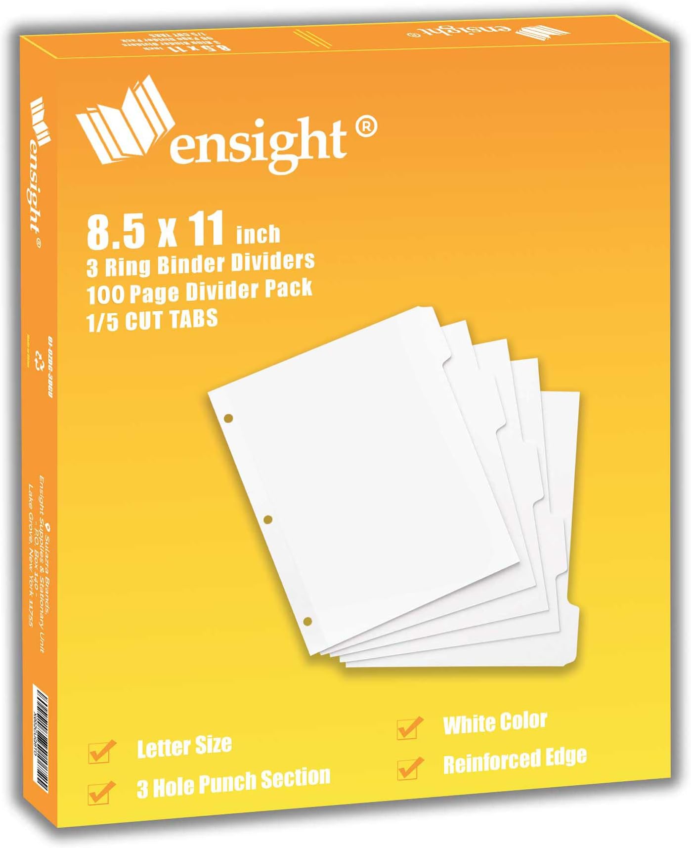 Amazon.com : Tops Cardinal 10-Tab Numbered Binder Dividers, OneStep ...