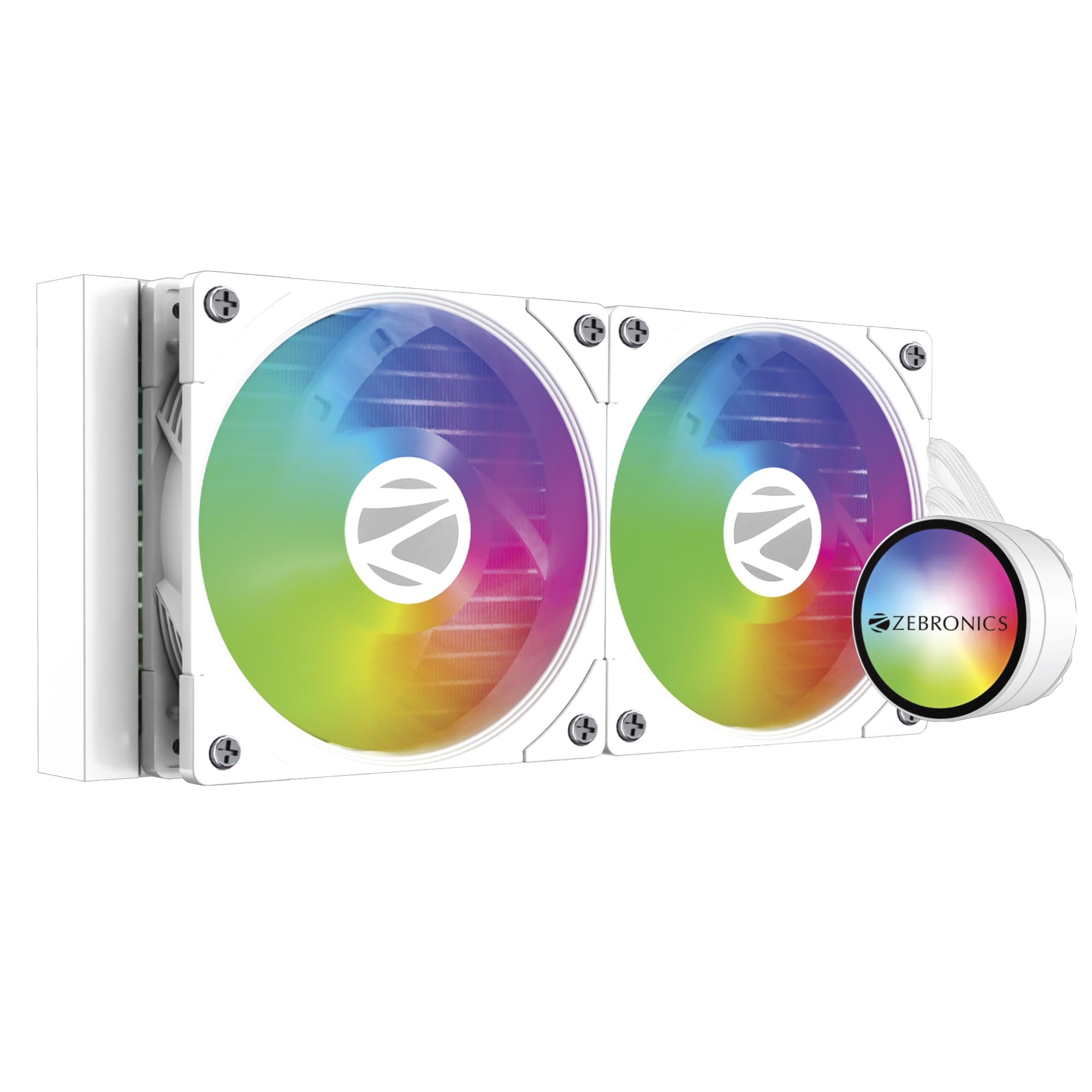 ZEBRONICS AIO240AW - 240mm AIO Liquid Cooler with Support Up To LGA1700 ...