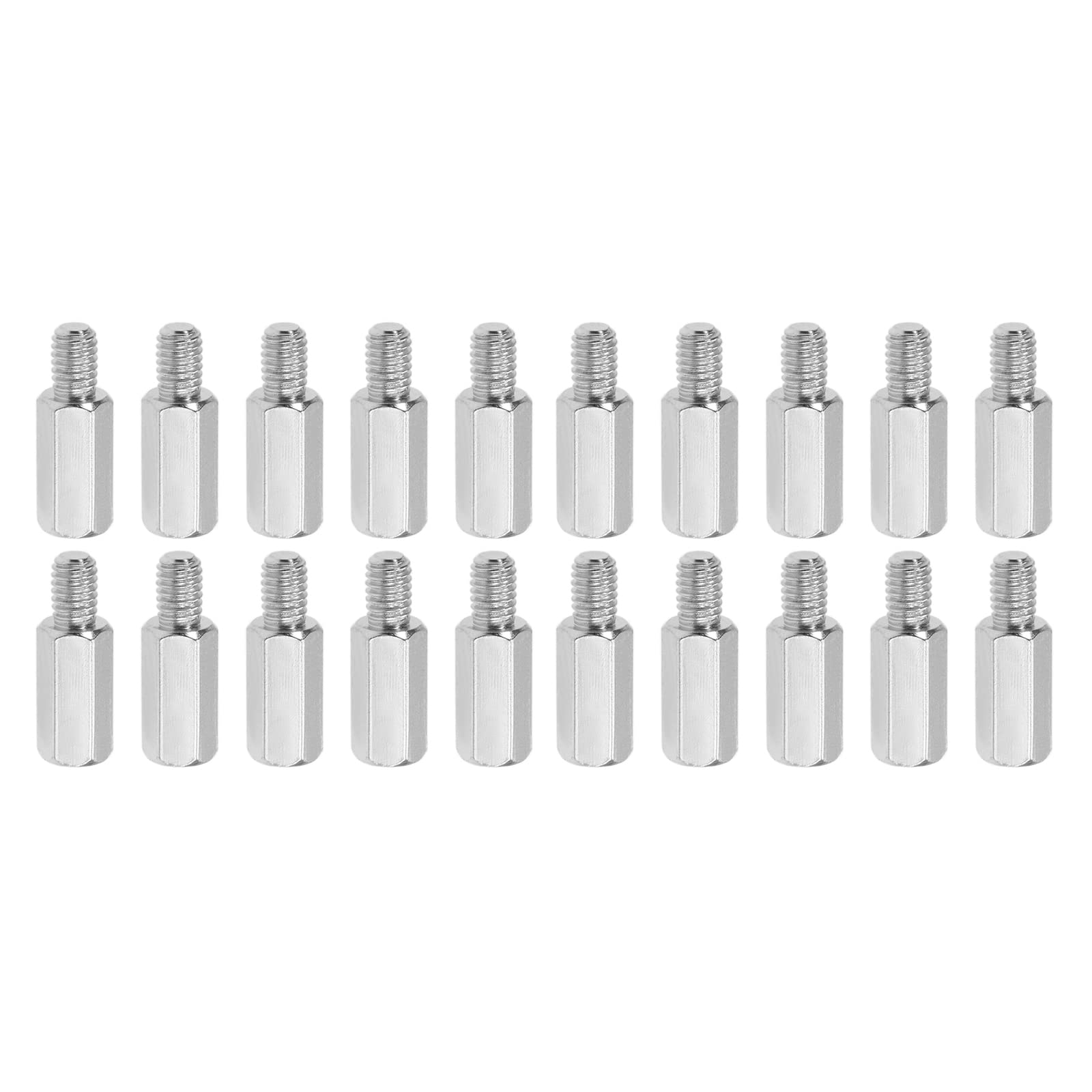 YOKIVE 20 Pcs M4 Standoff Screws, Nickel Plated Hex PCB Standoffs, Keep ...