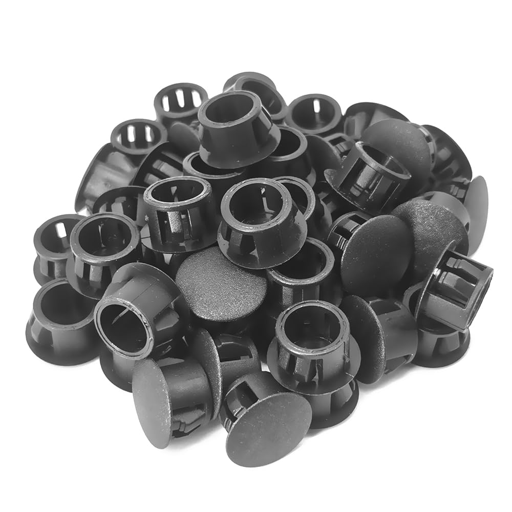 Snapklik.com : Hole Plugs 1/2" Plastic Flush Type Hole Plugs Snap In ...