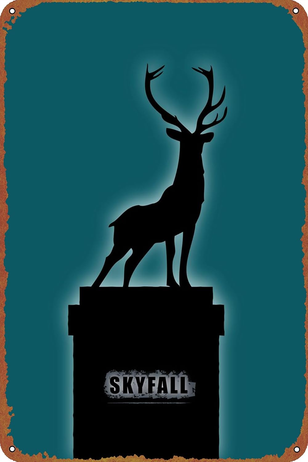 Amazon.com : Skyfall Poster Vintage Tin Sign for Bar Office Home Wall ...