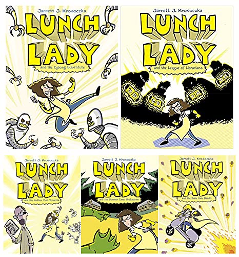 Lunch Lady Series Set I (Book 1 - 5): Jarrett J. Krosoczka: Amazon.com ...