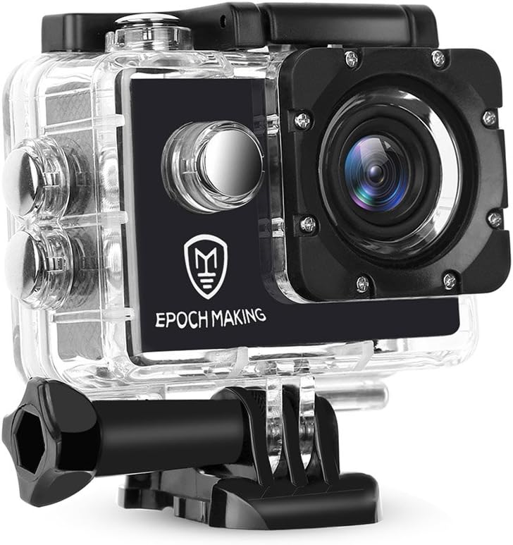 Amazon.com : Epoch Making 1080P Sport Action Camera Waterproof With 2 ...