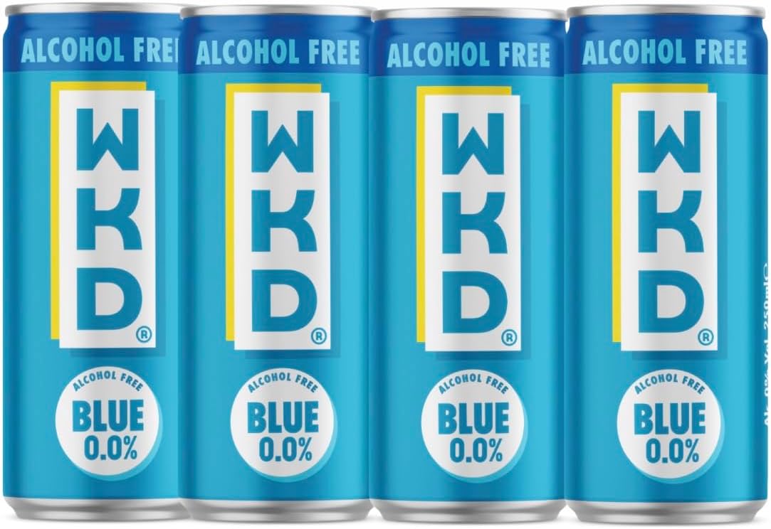 WKD Blue 0.0% | Alcohol Free | Original | 4 Pack | Alcopops | Wixked ...