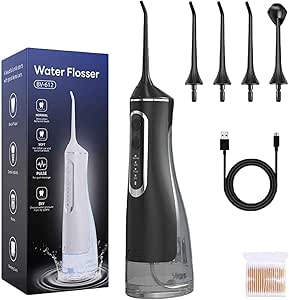 Amazon.com: Hydropulse Pro – Portable Water Flosser with 4 Modes & 8 ...