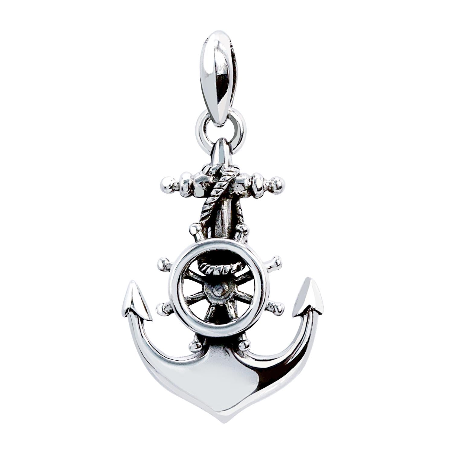 Amazon | [シアーズ] ペンダントトップ ネックレス トップ ハワイアンジュエリー メンズ レディース ユニセックス アンカー 碇 シルバー925 sp01-0016 | ネックレス 通販