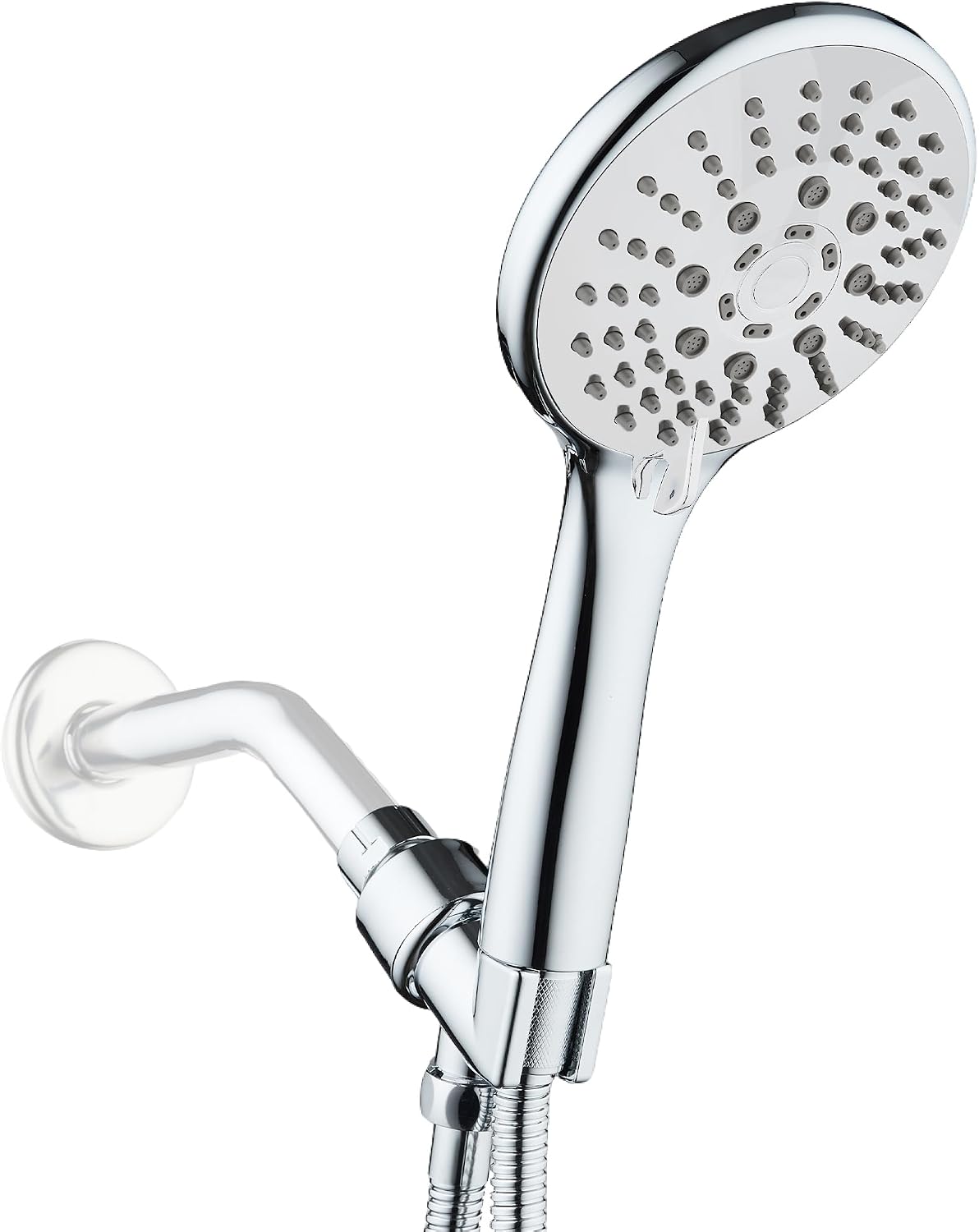 High Pressure Shower Head with Handheld, 5 Spray Settings Rainfall ...