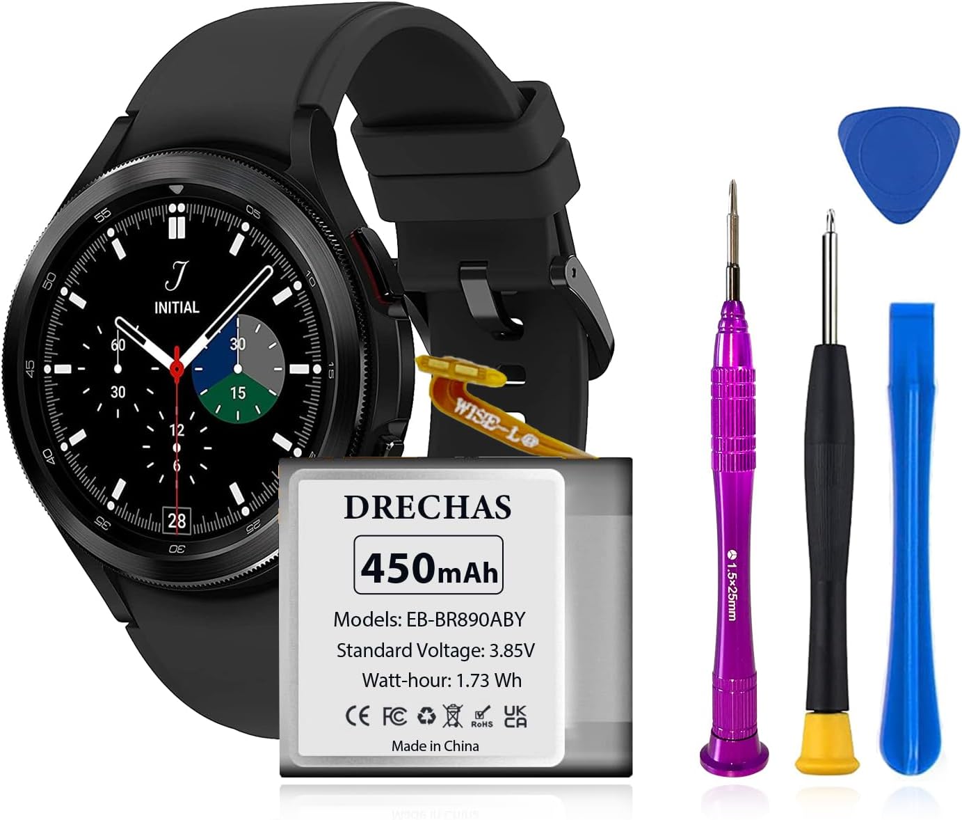 Amazon.com: MAXSHARKS Replacement Battery for Galaxy Watch 4 (40mm ...