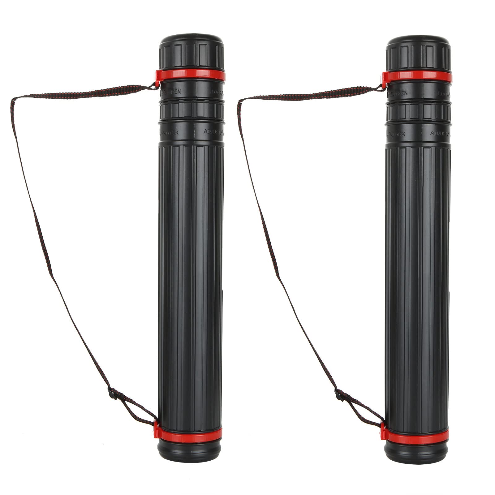 JMIATRY 2 Pack Poster Tube, Adjustable Art Drawing Tube with Carry ...