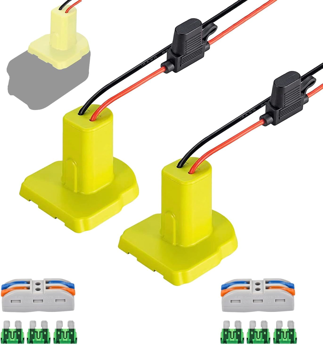 Amazon.com: Power Wheel Adapter Compatible with Ryobi 18V Battery ...