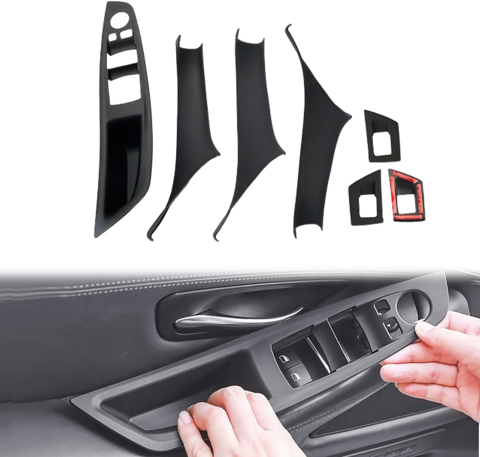 Amazon.com: BJchiwu Inner Removal Free 7 Piece Door Handle Kit for BMW ...