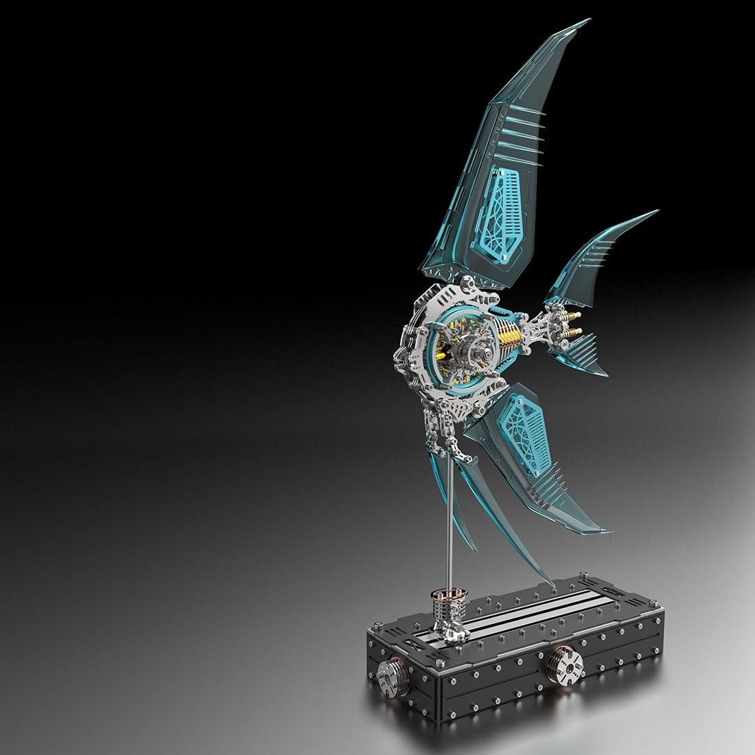 Amazon.com: OBIOCKIDAY Angelfish 3D Metal Puzzle for Adults, 3D Metal ...