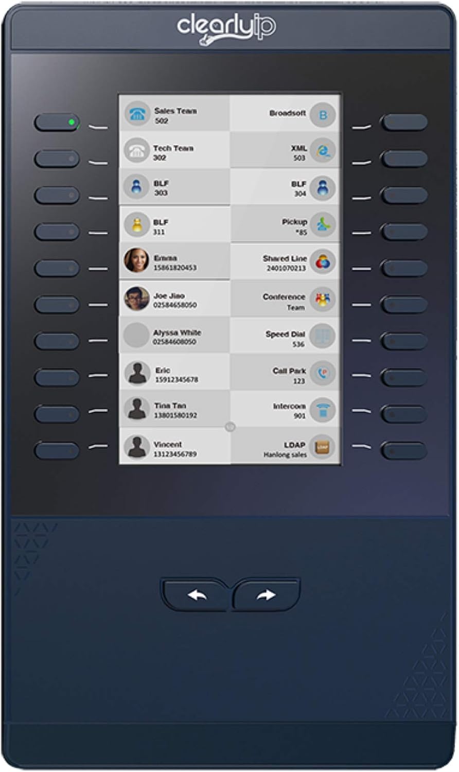 Amazon.com : ClearlyIP Expansion Module for The Clearly IP 270 Phone ...