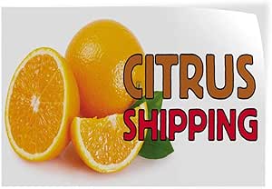 Amazon.com : Citrus Shipping #3 Indoor Store Sign Vinyl Decal Sticker 8 ...