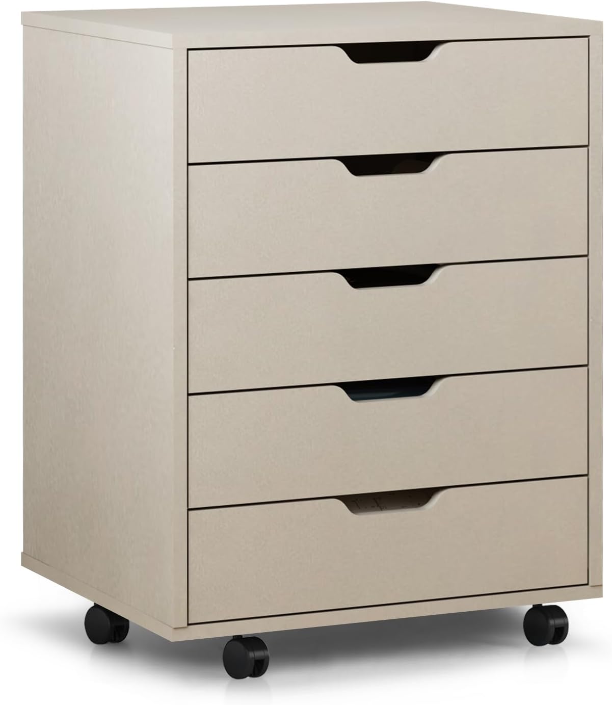 Amazon.com: Zanzio Home Office Mobile File Cabinet with 2 Deep Drawers ...
