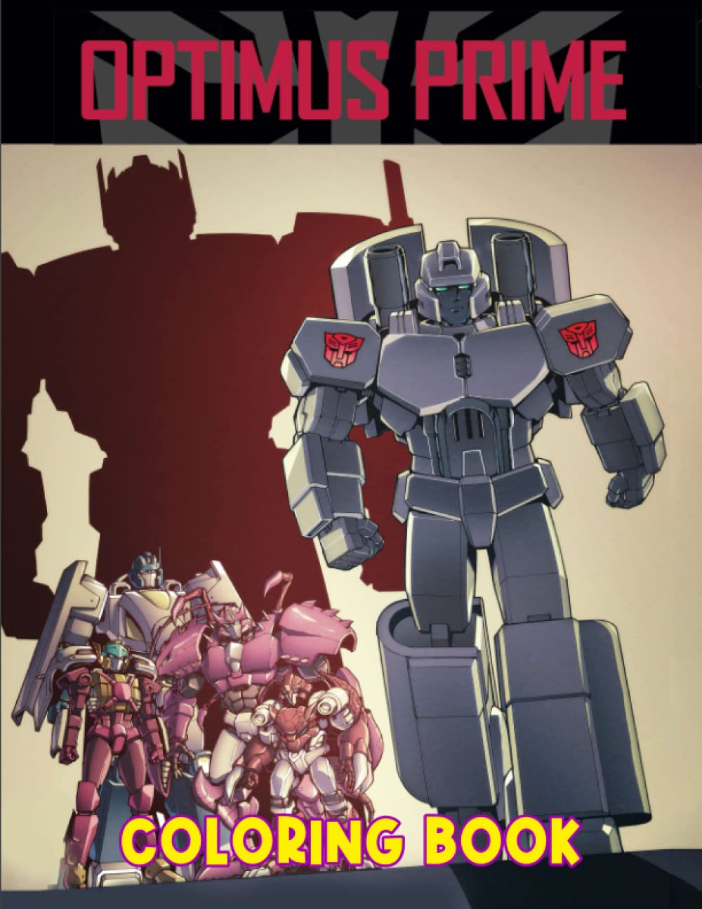 Optịmús Príme Coloring Book: An Adorable Coloring Book For Kids To ...