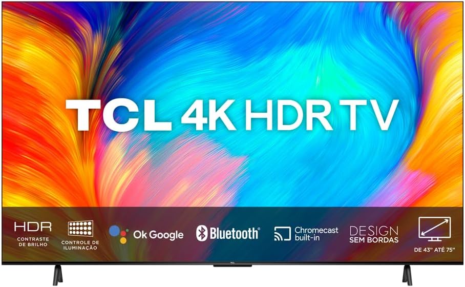 TCL LED SMART TV 50” P755 4K UHD GOOGLE TV | Amazon.com.br